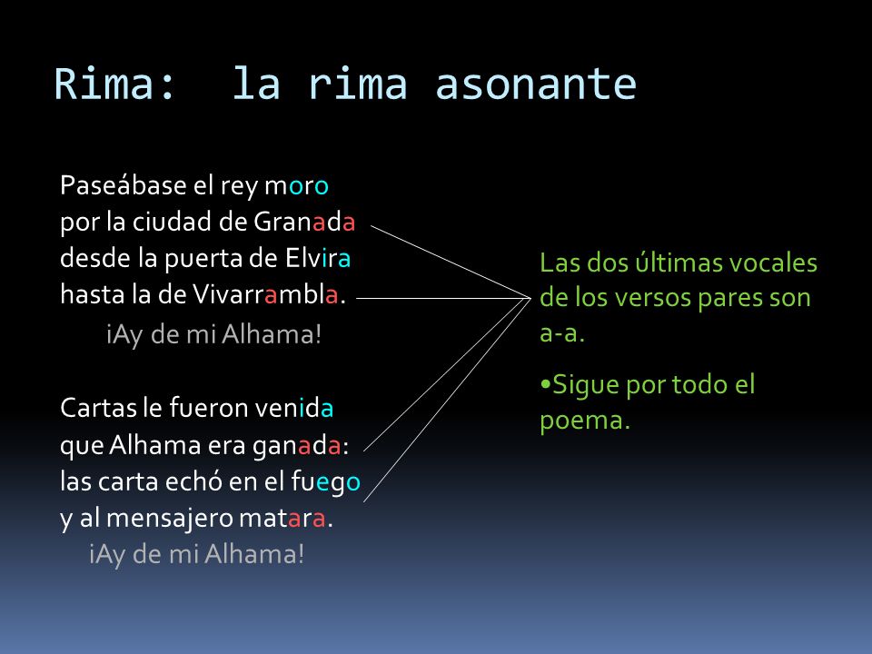 Analizar la estructura métrica de un poema > Poemas del Alma